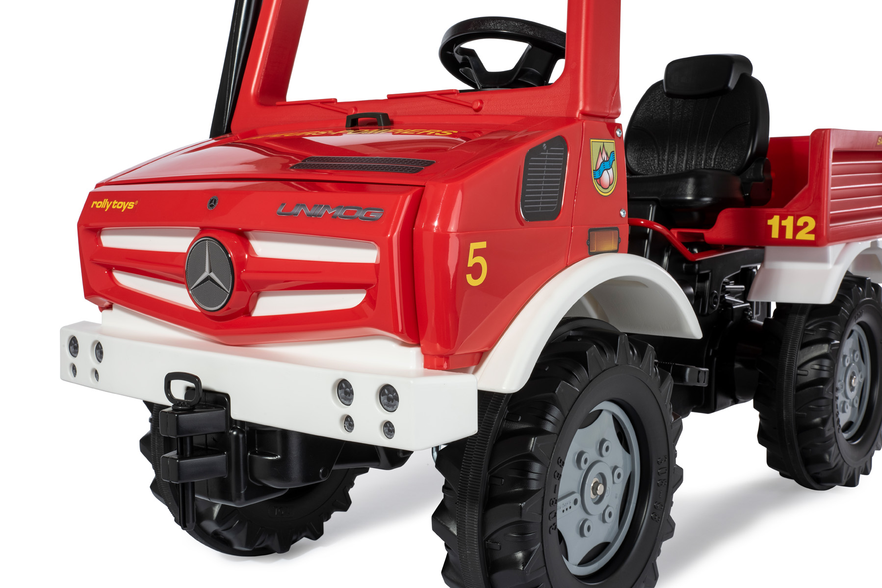 Rolly Fire & Rescue Mercedes Unimog (3-8 Ages) - Robbie Toys