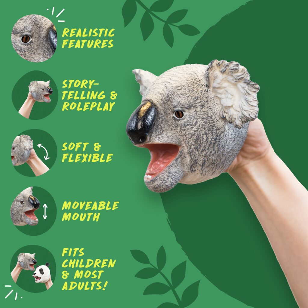 Hand Puppet – Grey Koala – Robbie Toys