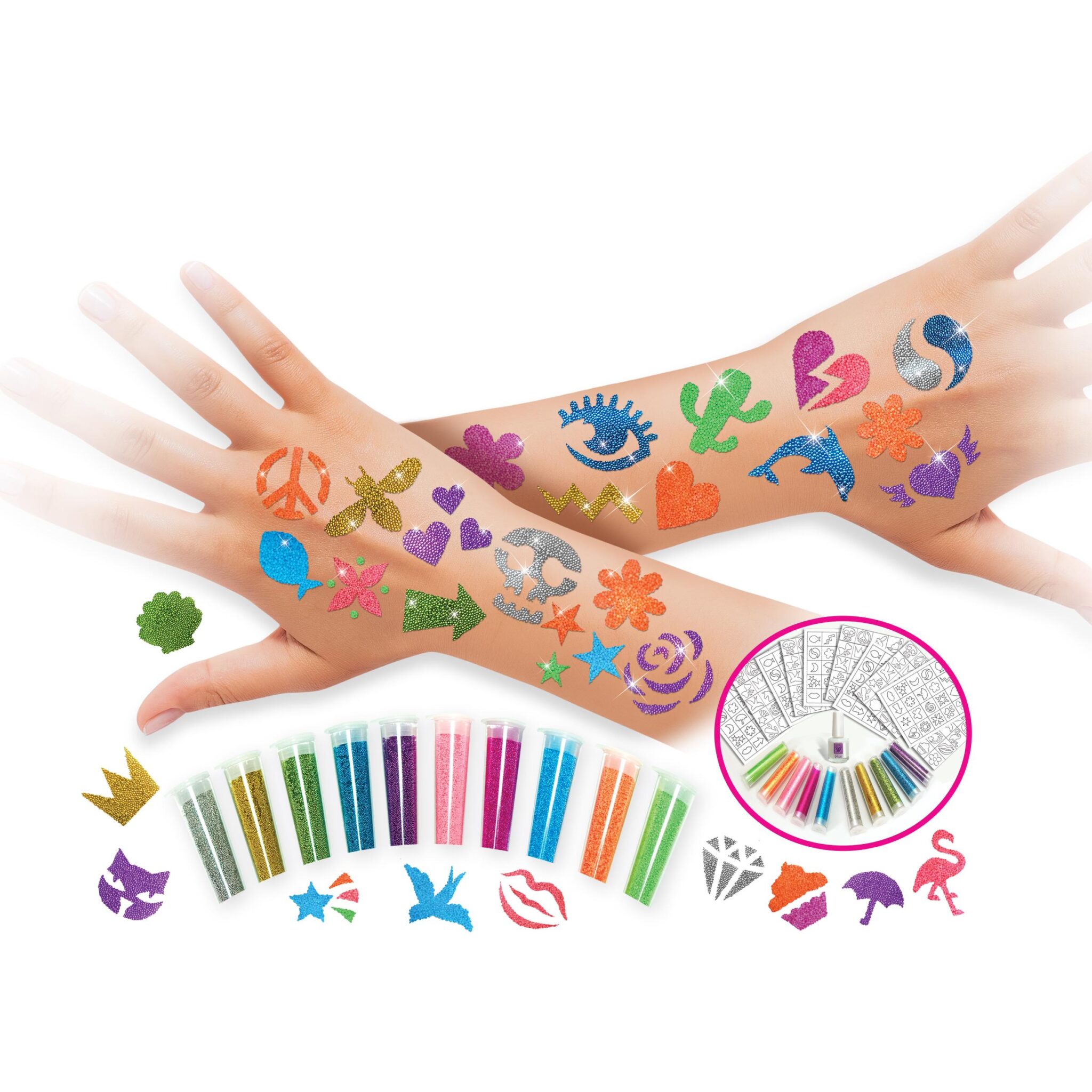 Small World Shimmering Mini Pearl Tattoos Kit - Robbie Toys Ltd