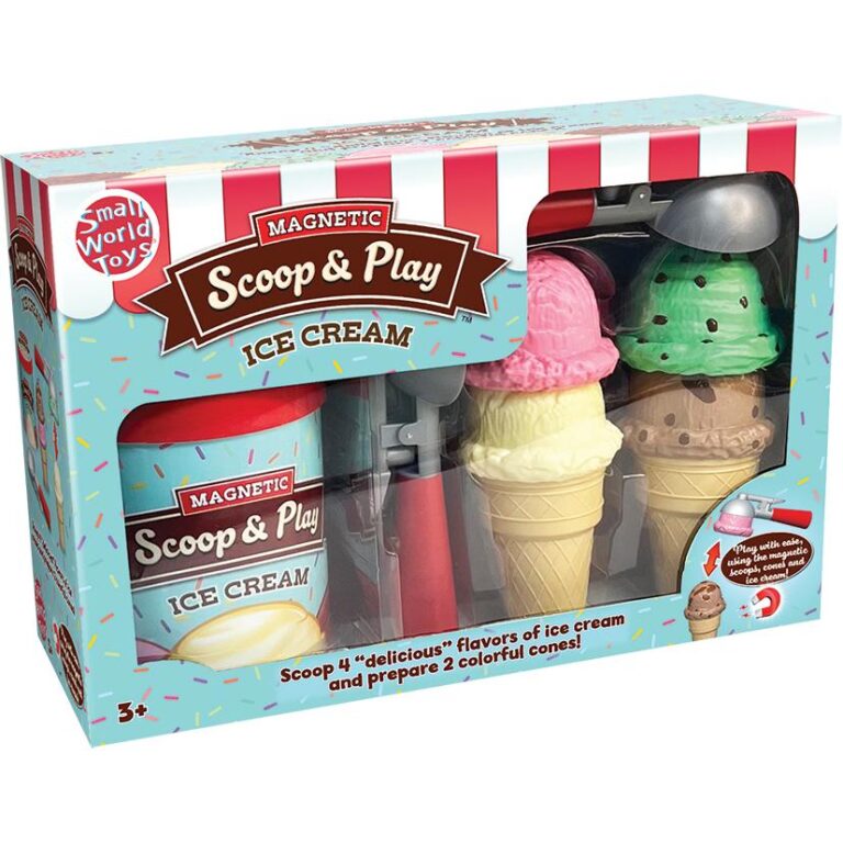 Small World Magnetic Scoop & Play Ice Cream Set - Robbie Toys Ltd